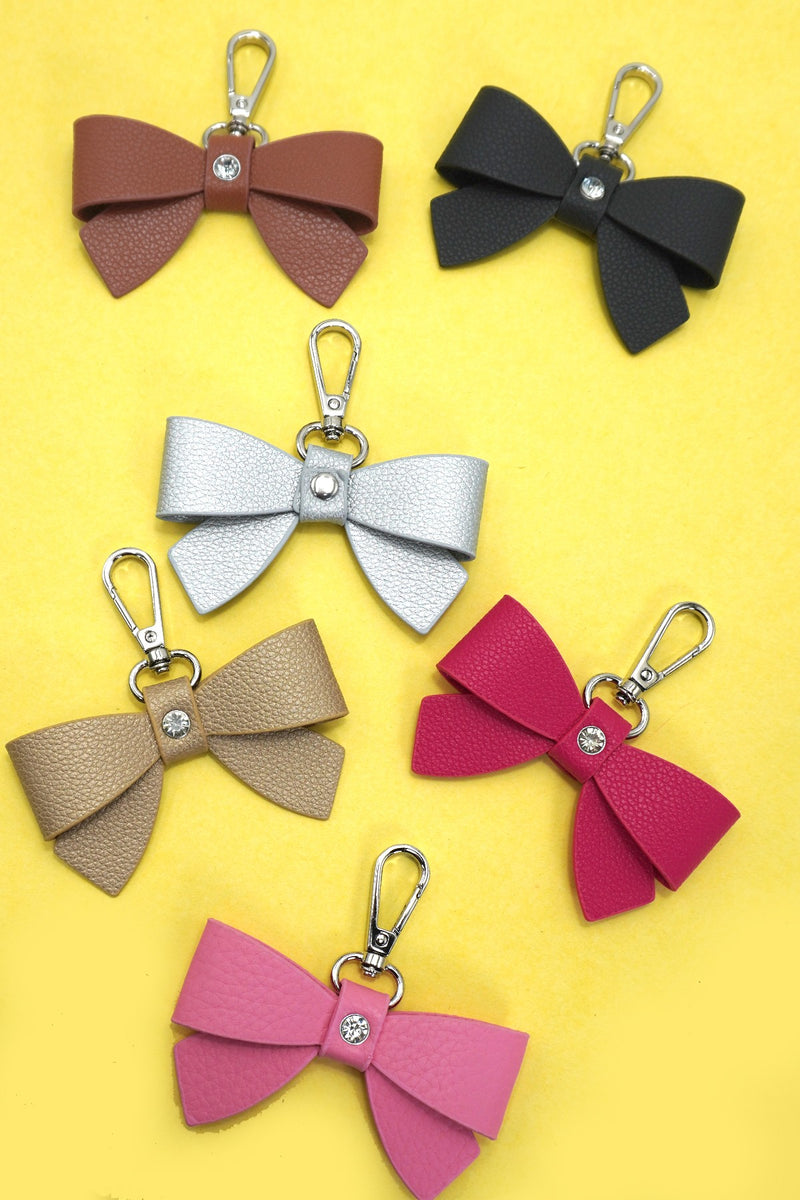 TRENDING VEGAN LEATHER BOW SHOE CHARM KEYCHAIN | 40KC137 – JOSSLYN by ...
